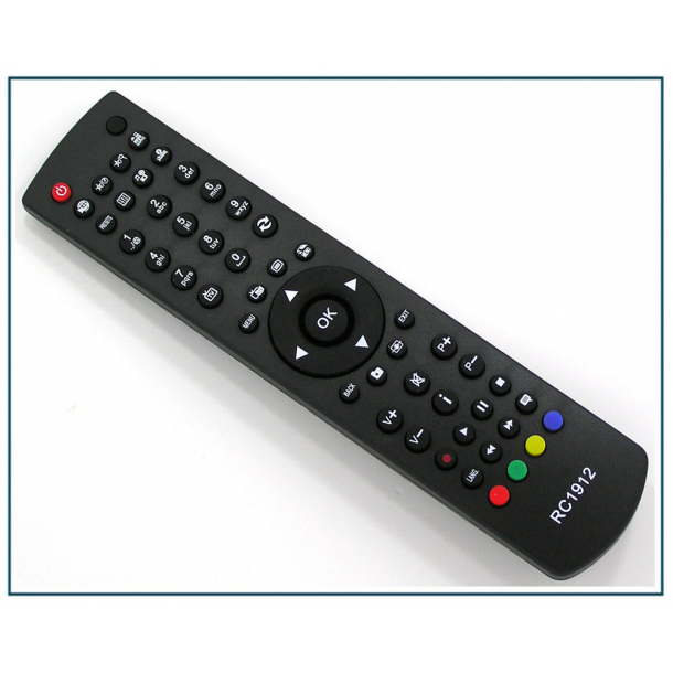 Fjernbetjening, kopi, Prosonic RC1912 - Vestel fjernbetjening ...